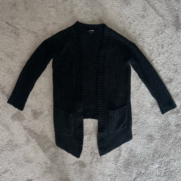 Express | Sweaters | Express Black Knit Cardigan | Poshmark